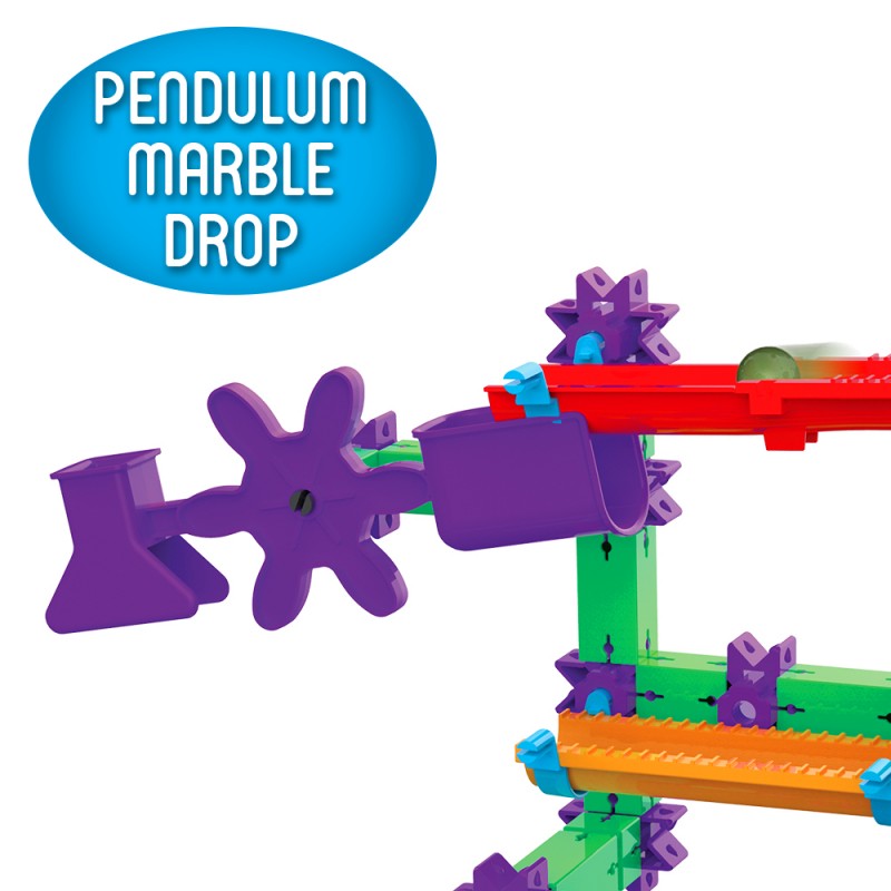 THE LEARNING JOURNEY - MARBLE MANIA CATAPULT +100 PIEZAS - Bebemi