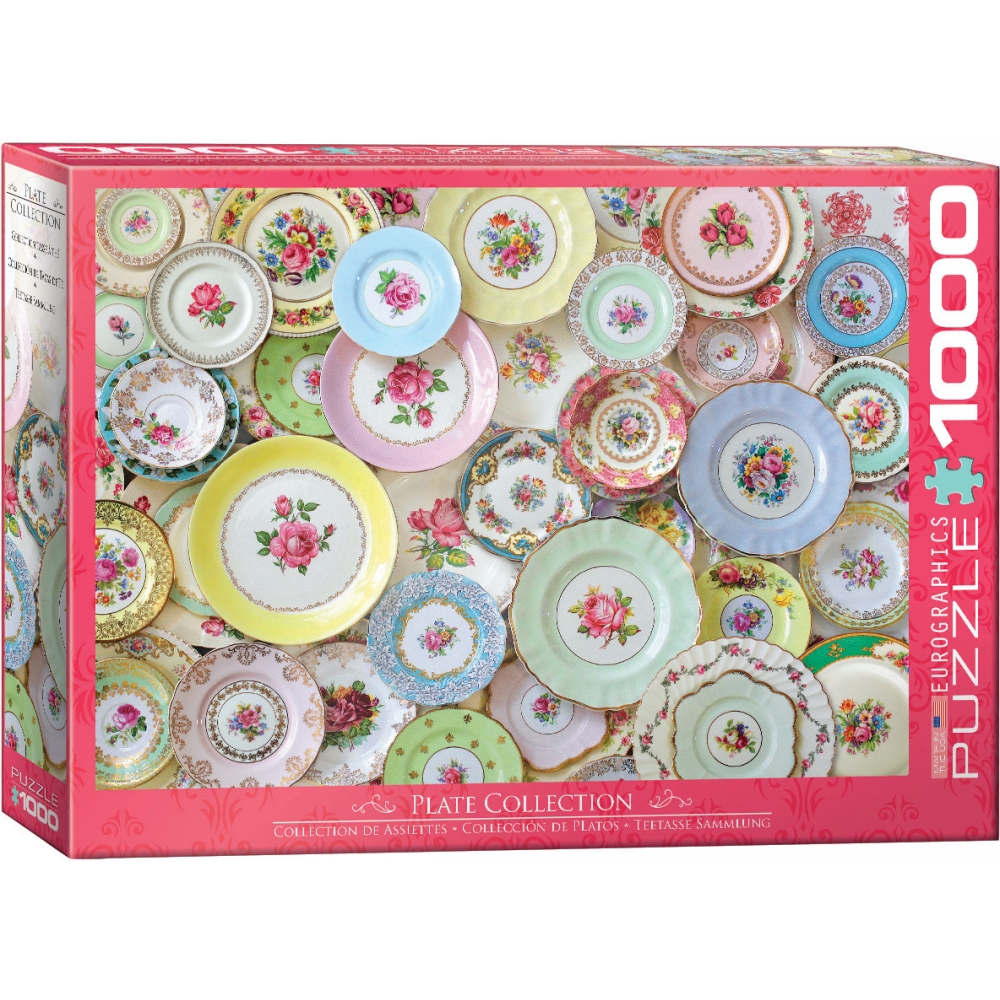 EUROGRAPHICS - PUZZLE 1000 PIEZAS PLATE COLLECTION - Bebemi