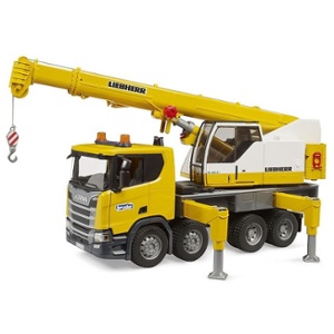 BRUDER - BRUDER SCANIA SUPER 560R LIEBHERR CRANE - Bebemi